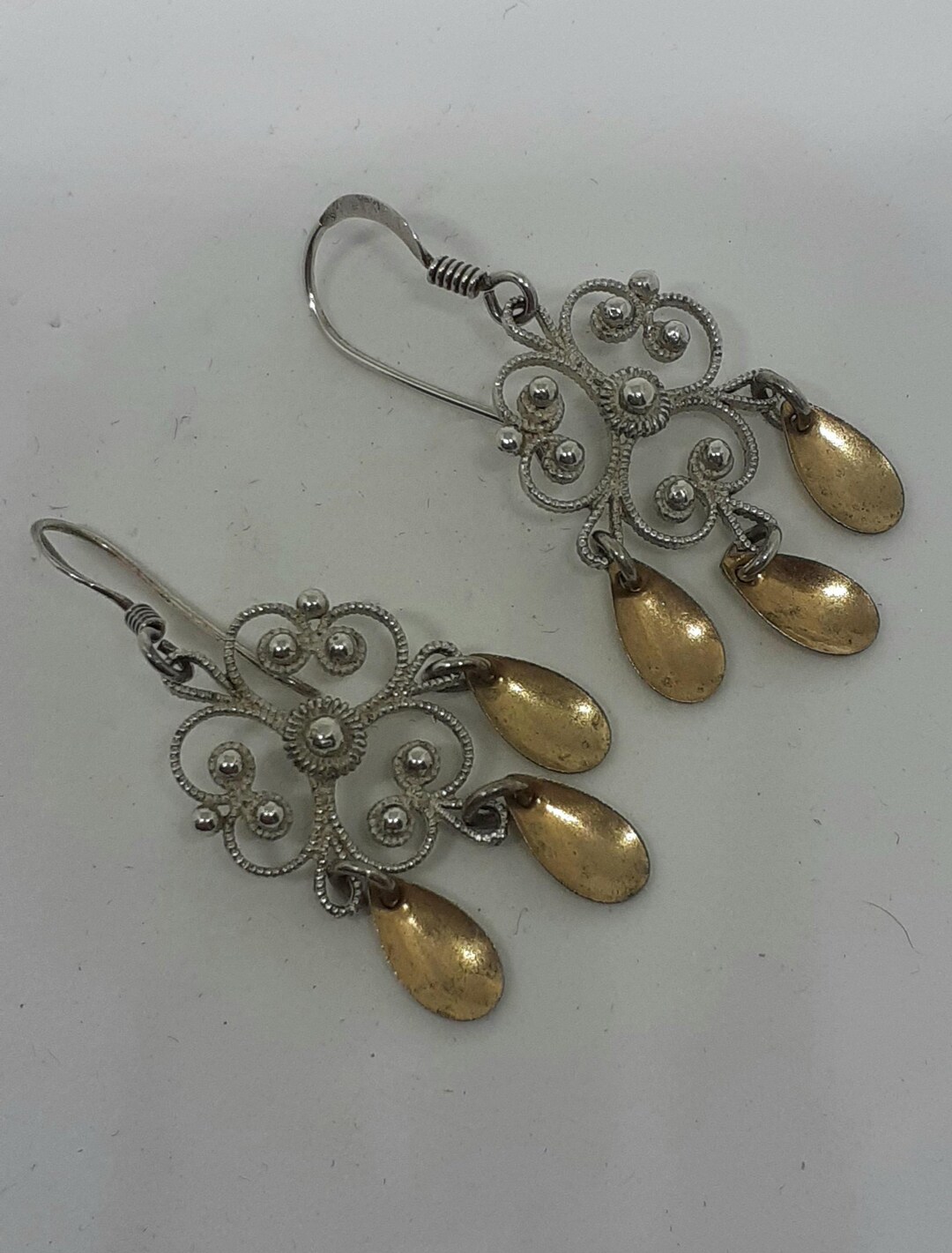 Vintage Sterling Silver Norwegian Solje Earrings - Etsy