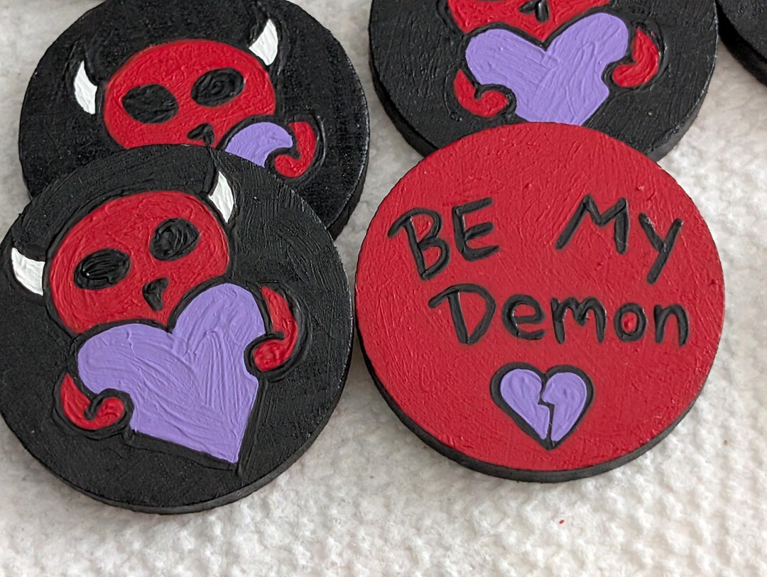 Will You Be My Demon Coin - Etsy