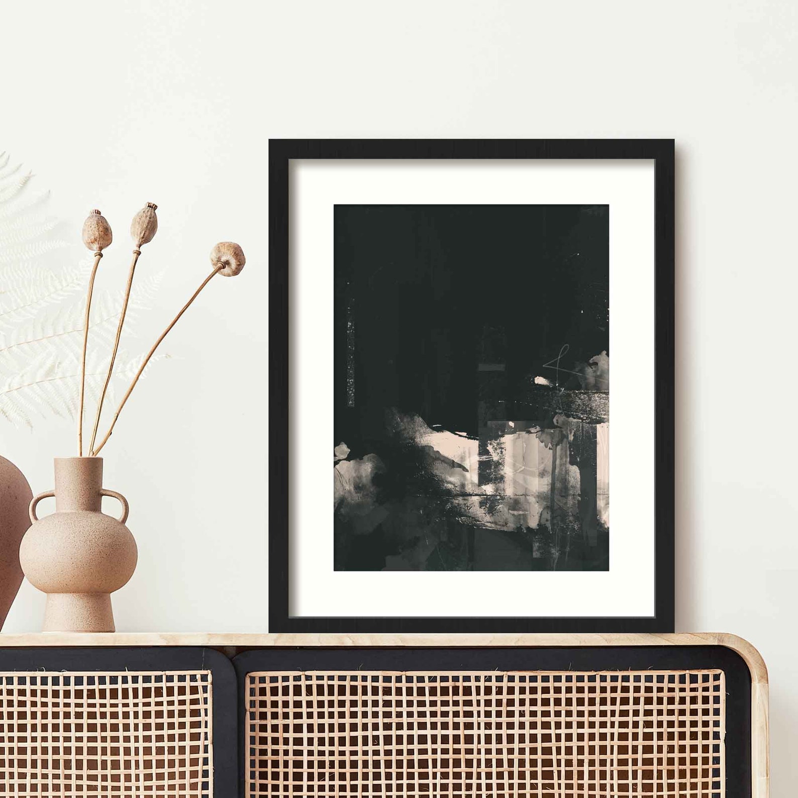 Dark Minimalist Abstract Art Wall Art Prints Abstract | Etsy
