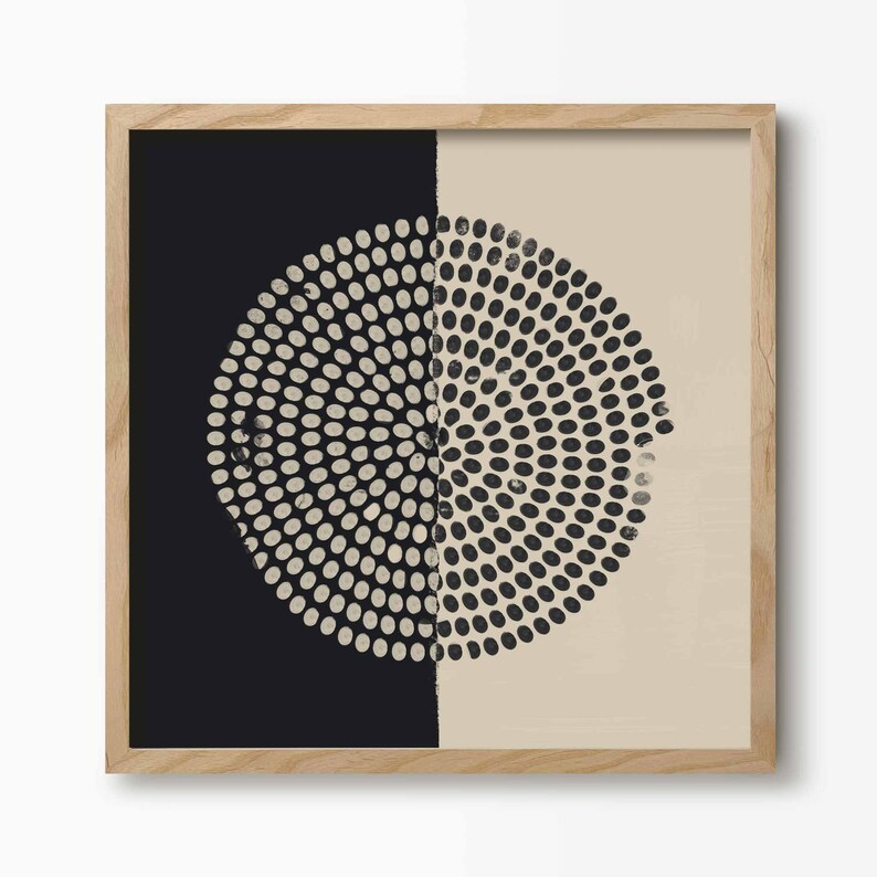 Moment of Calm Boho Wall Art Framed Minimalist Abstract Art - Etsy