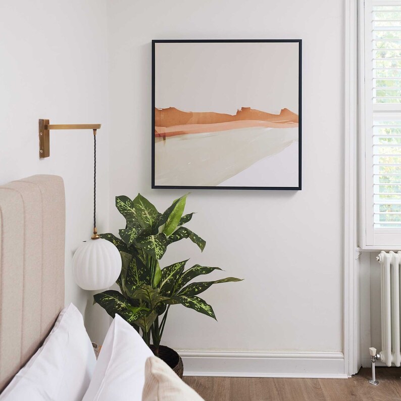 Forever Wandering Abstract Canvas Wall Art Large Framed - Etsy UK