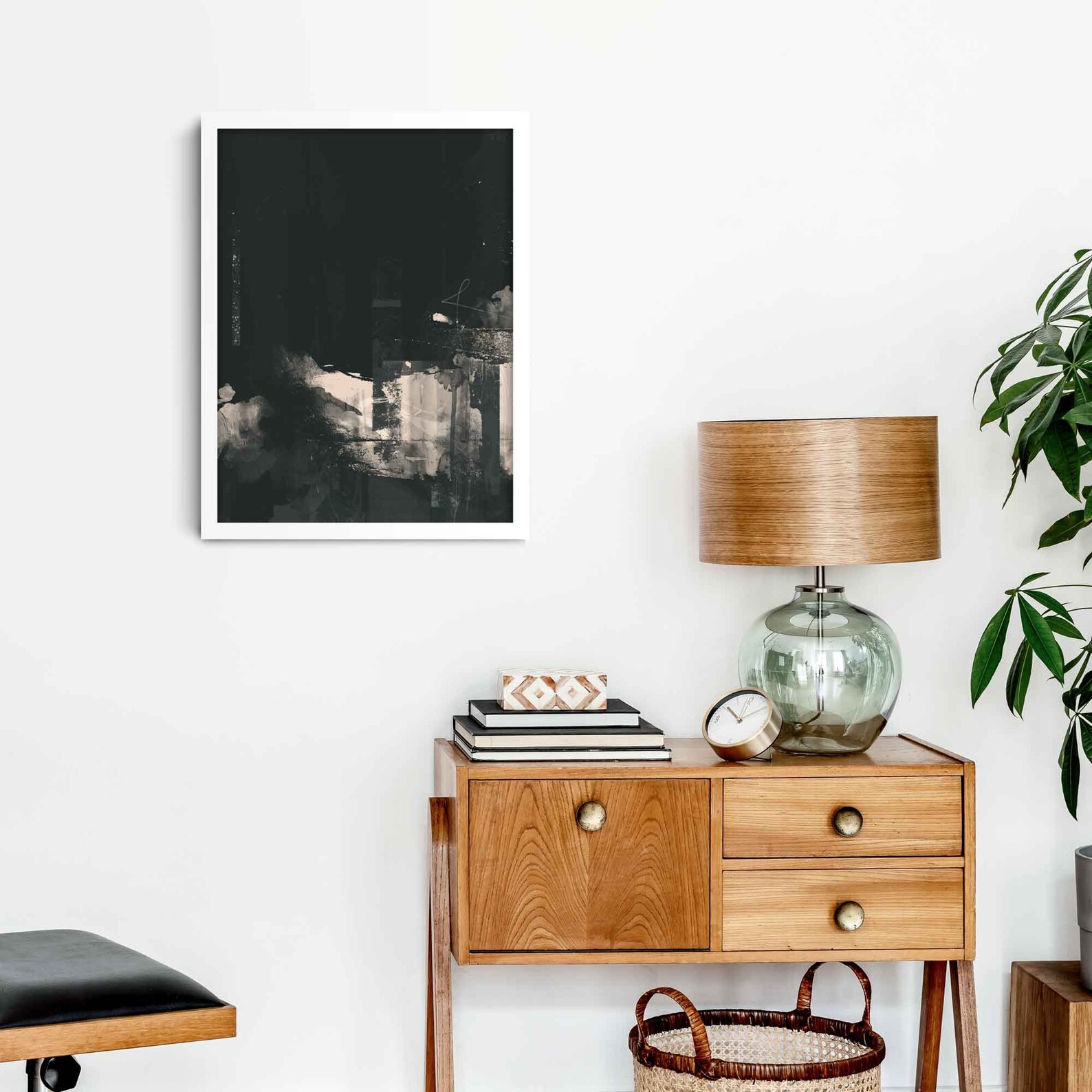 Dark Minimalist Abstract Art Wall Art Prints Abstract | Etsy