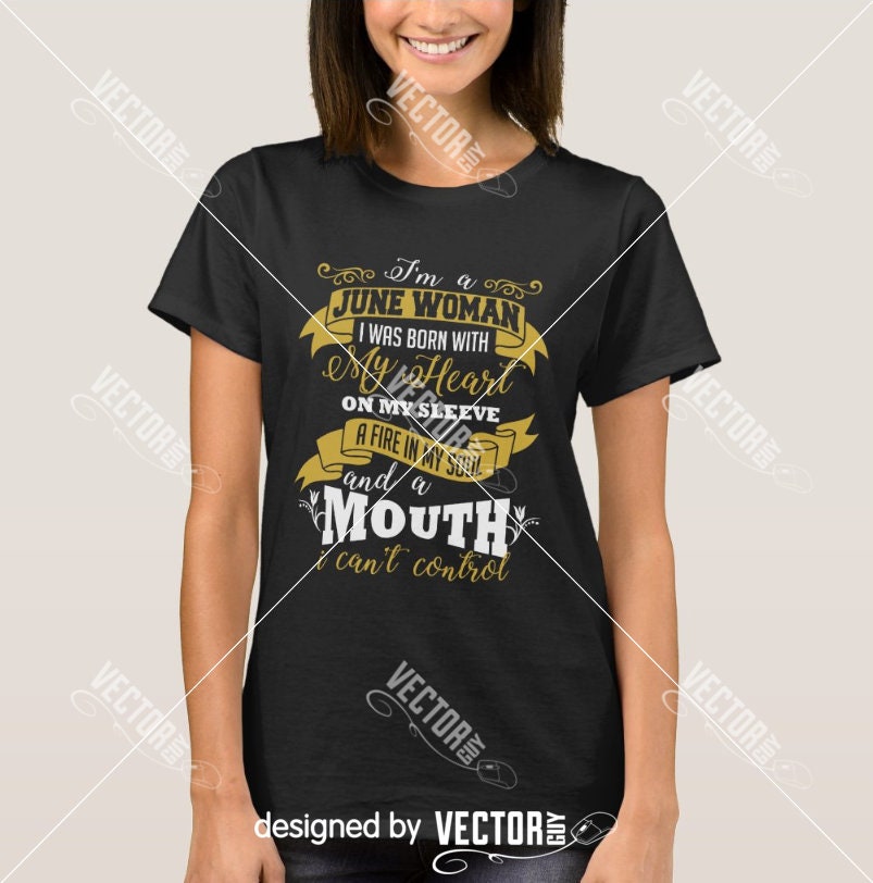 June Woman SVG Cut File Instant Download - Etsy