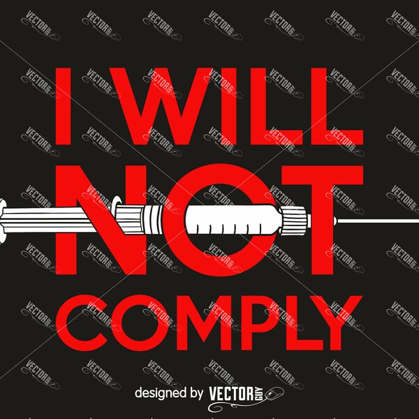 I Will Not Comply - Etsy