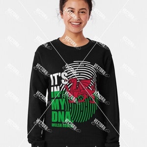 It's in My DNA Welsh Roots, Wales SVG Cut File, Instant Download - Etsy