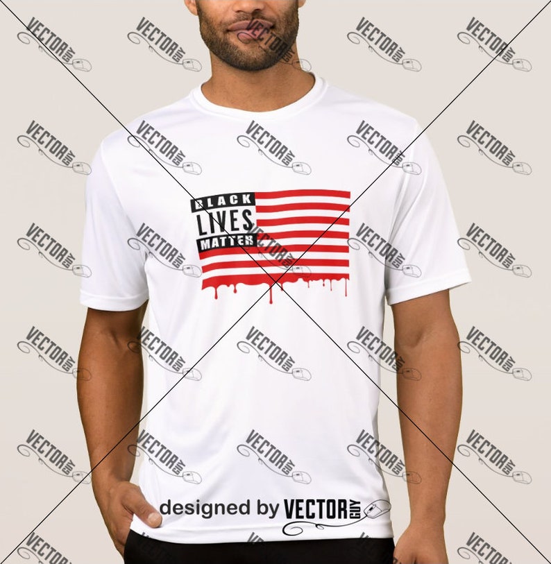 Black Lives Matter Bleeding American Flag SVG Cut File | Etsy