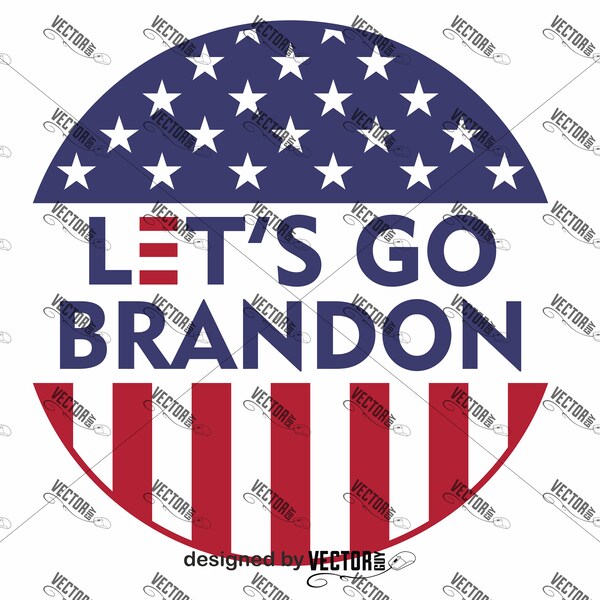 Lets Go Brandon Flag Svg - Etsy