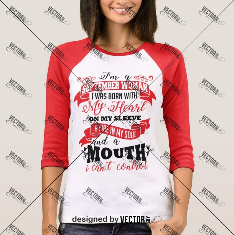 September Woman SVG Cut File Instant Download | Etsy