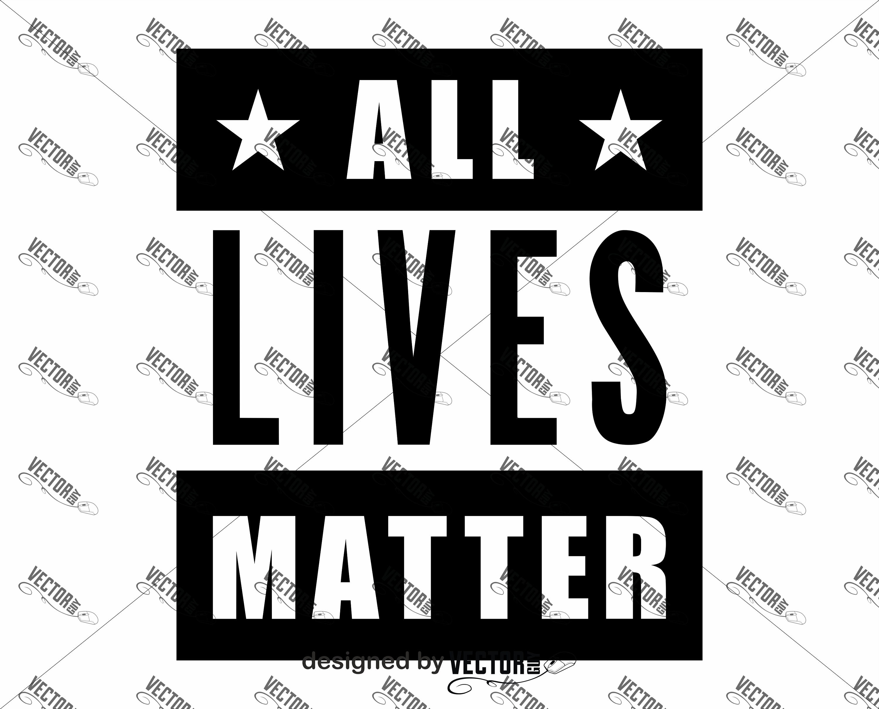 White Lives Matter Svg Black Lives Matter Bundle | 12 Designs