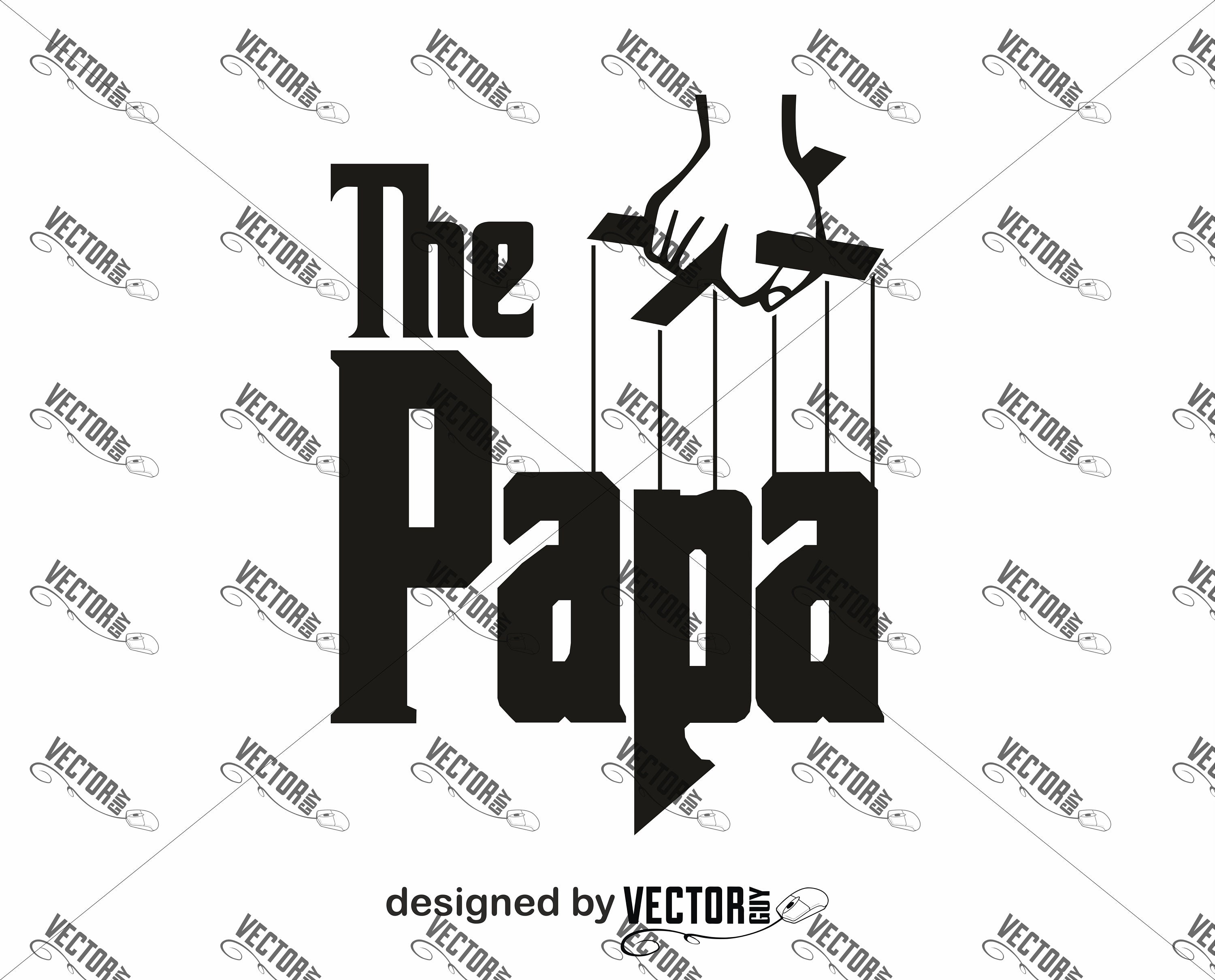 The Papa SVG Cut File Instant Download - Etsy