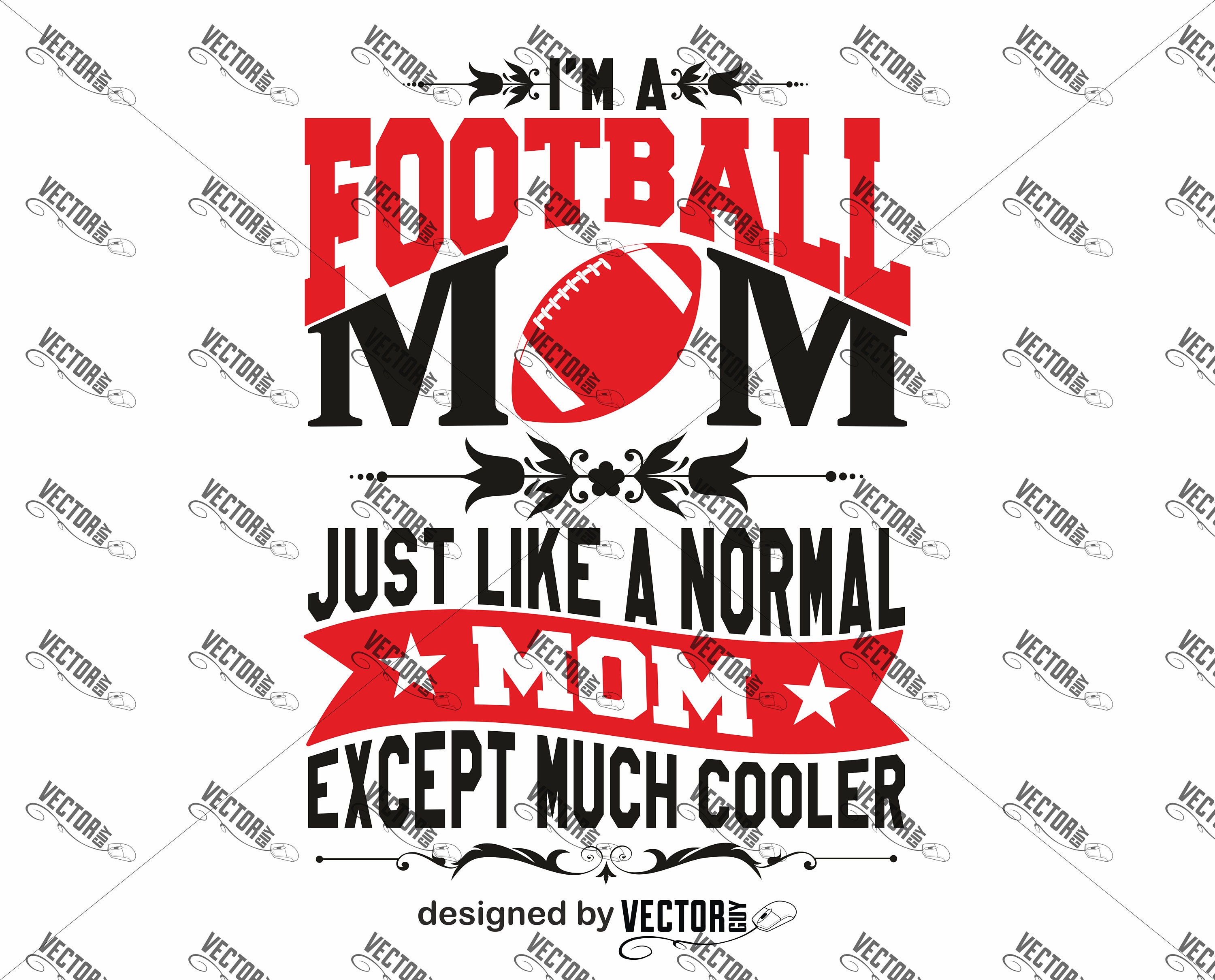 Football Mom SVG Vector File Instant Download - Etsy UK