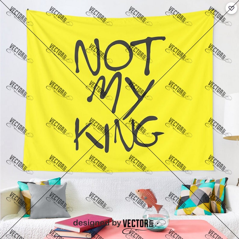 Not My King Anti-monarchy SVG Cut File Instant Download - Etsy UK