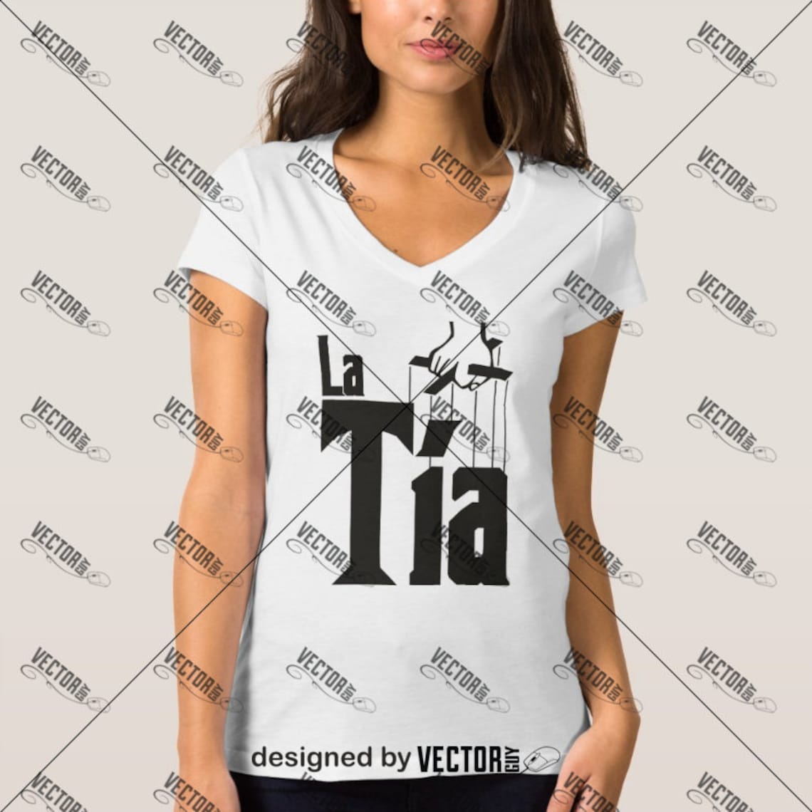 La Tía the Aunt in Spanish SVG Cut File Instant Download | Etsy