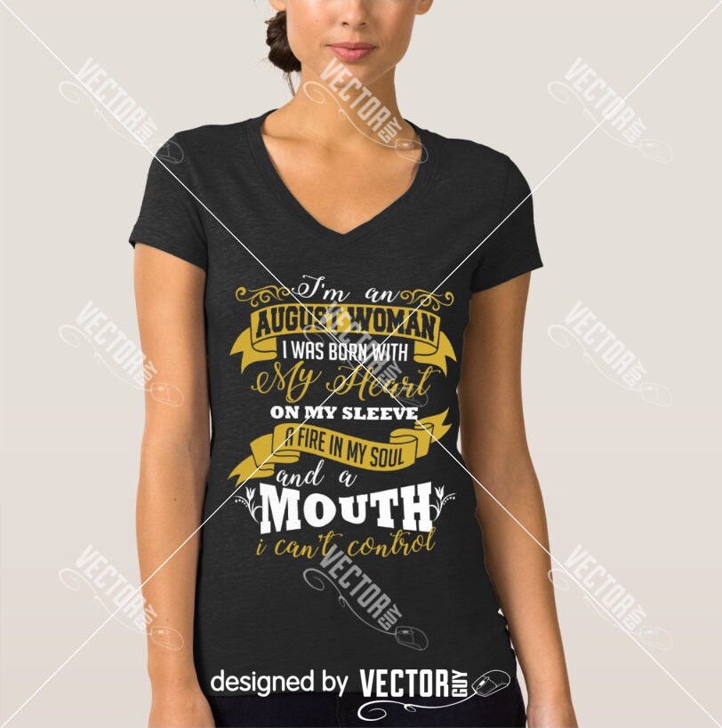 August Woman SVG Cut File Instant Download | Etsy