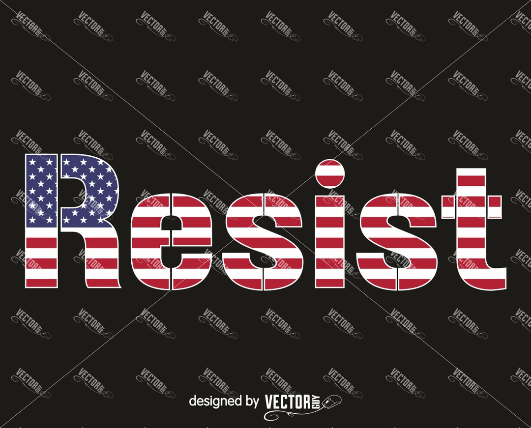 Resist, SVG Cut File, Instant Download - Etsy