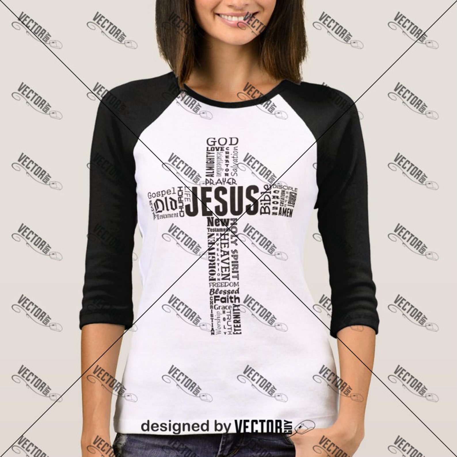 The Cross of Jesus Christ Word Cloud SVG Cut File Instant - Etsy Canada