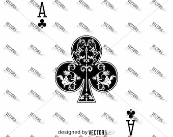 Ace Card Svg | Etsy