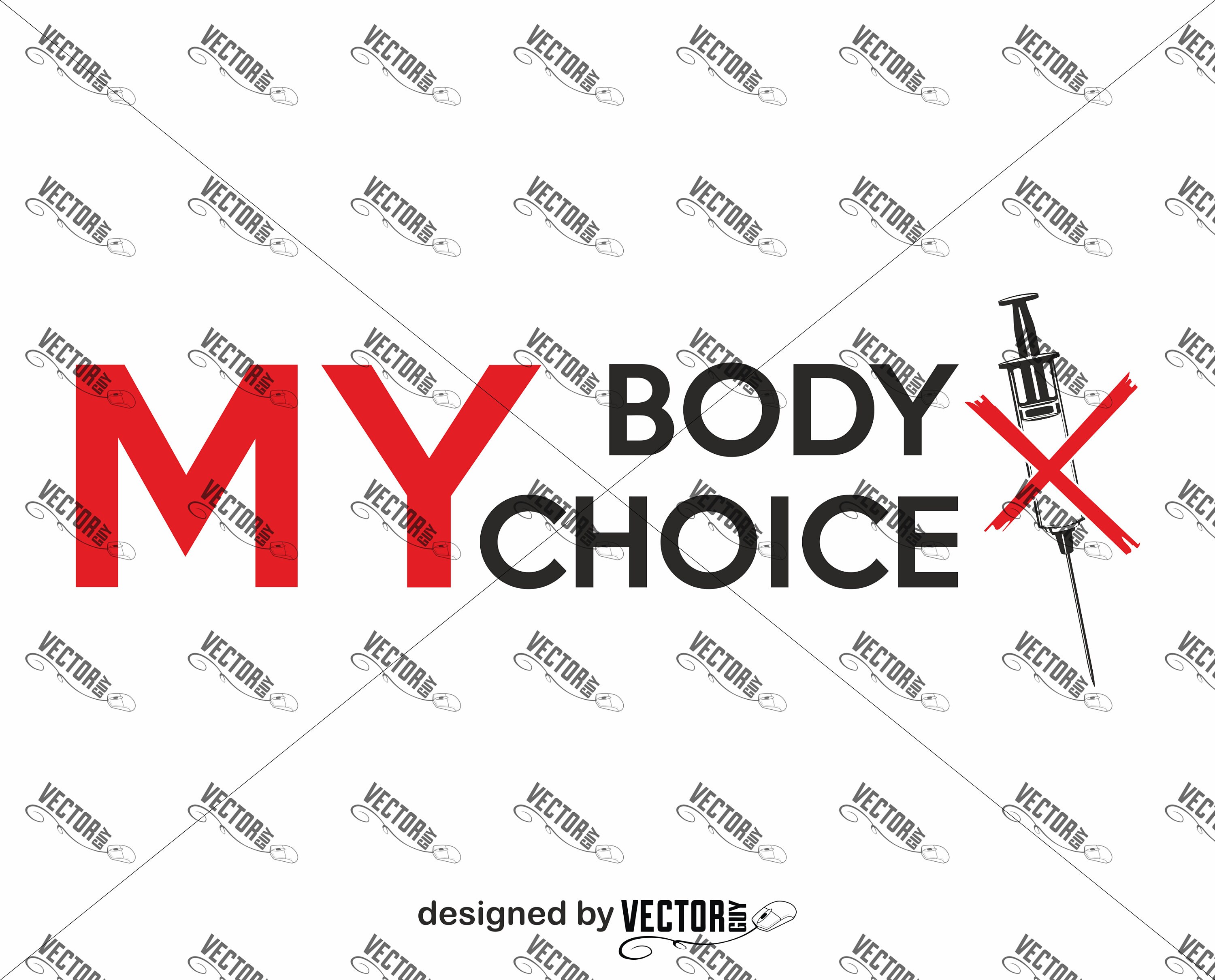 My Body My Choice SVG Cut File Instant Download | Etsy