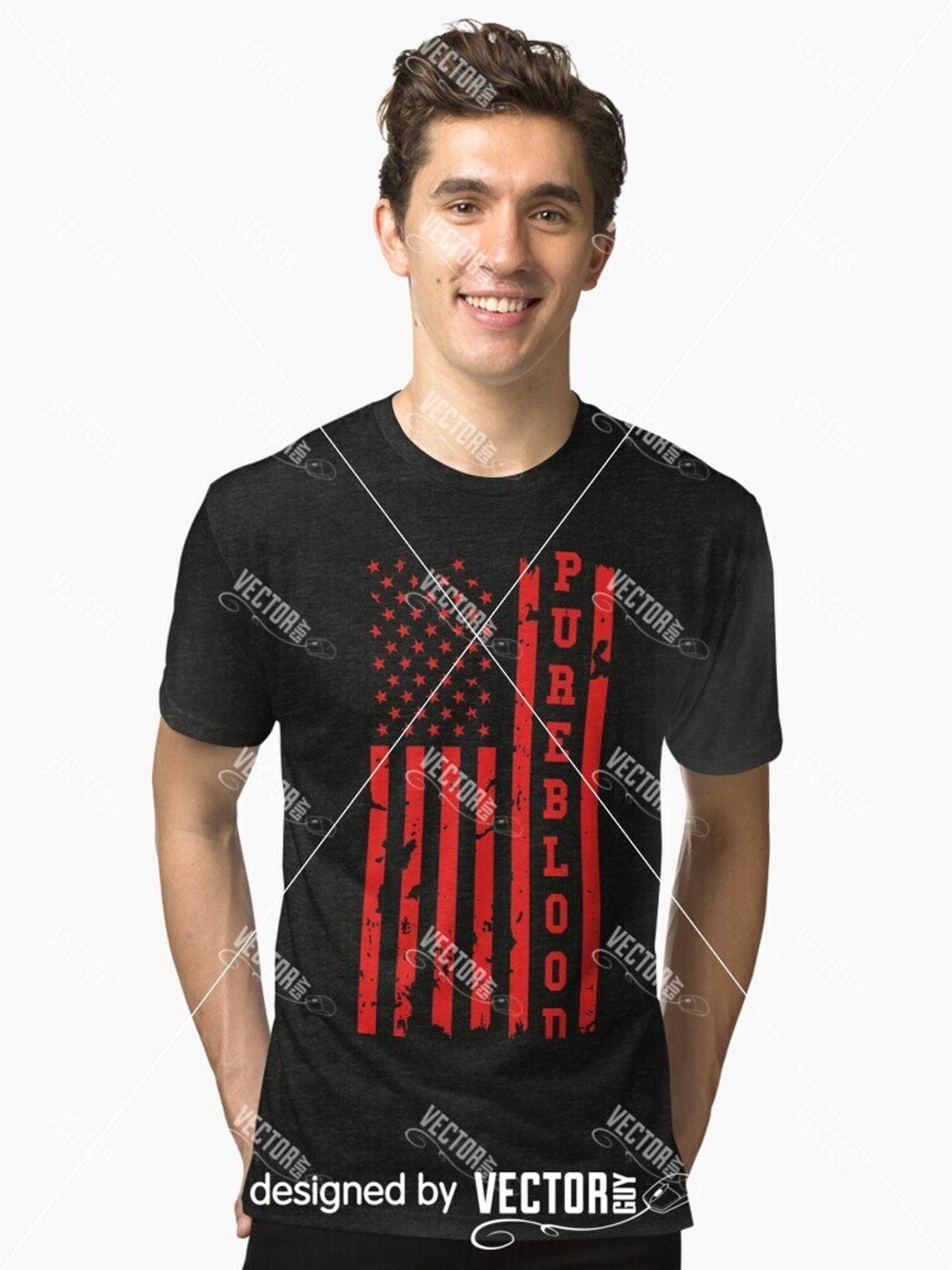 Pureblood Distressed SVG Cut File Instant Download - Etsy