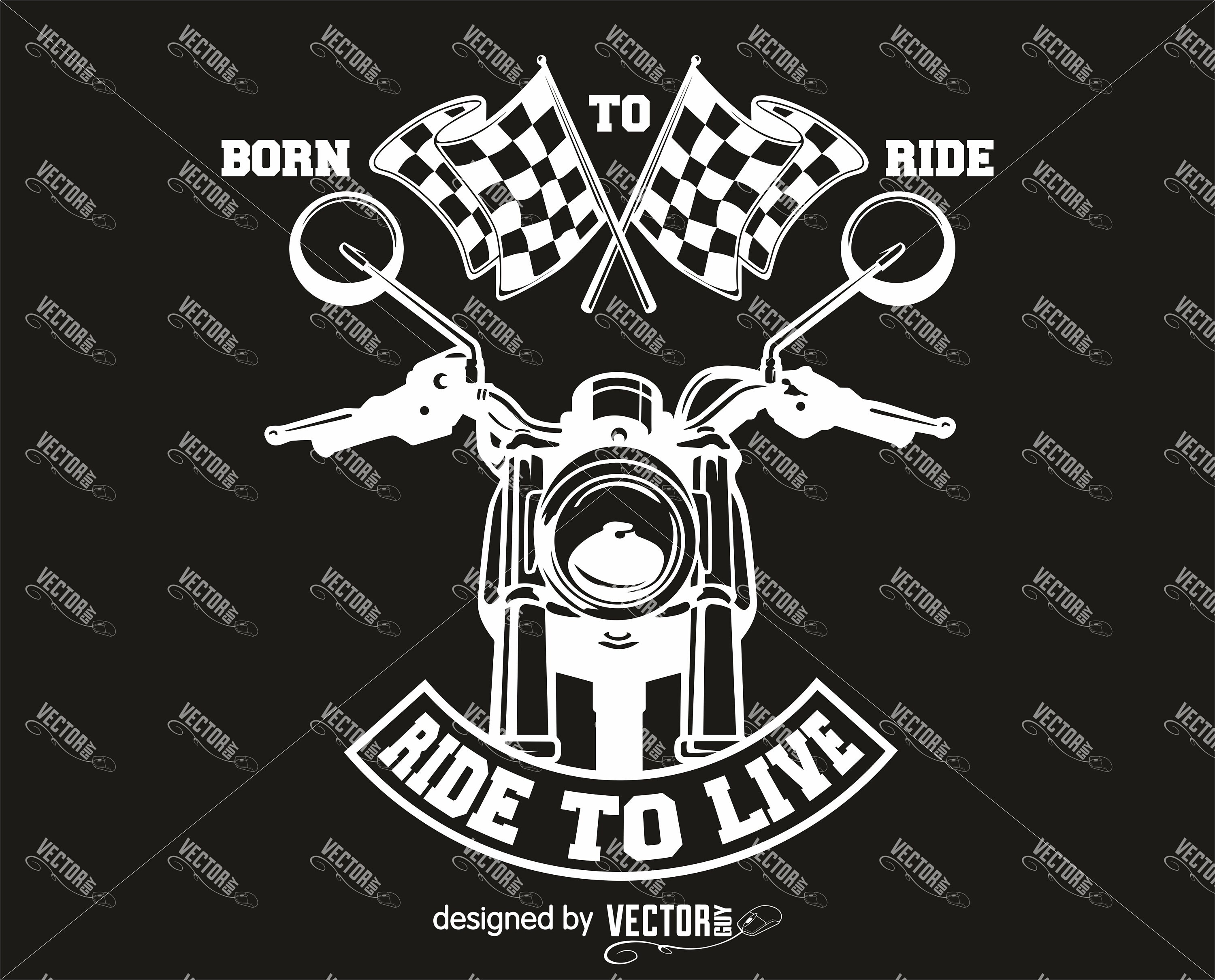 Born to Ride Ride to Live SVG Cut File Instant Download - Etsy UK