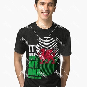 It's in My DNA Welsh Roots, Wales SVG Cut File, Instant Download - Etsy