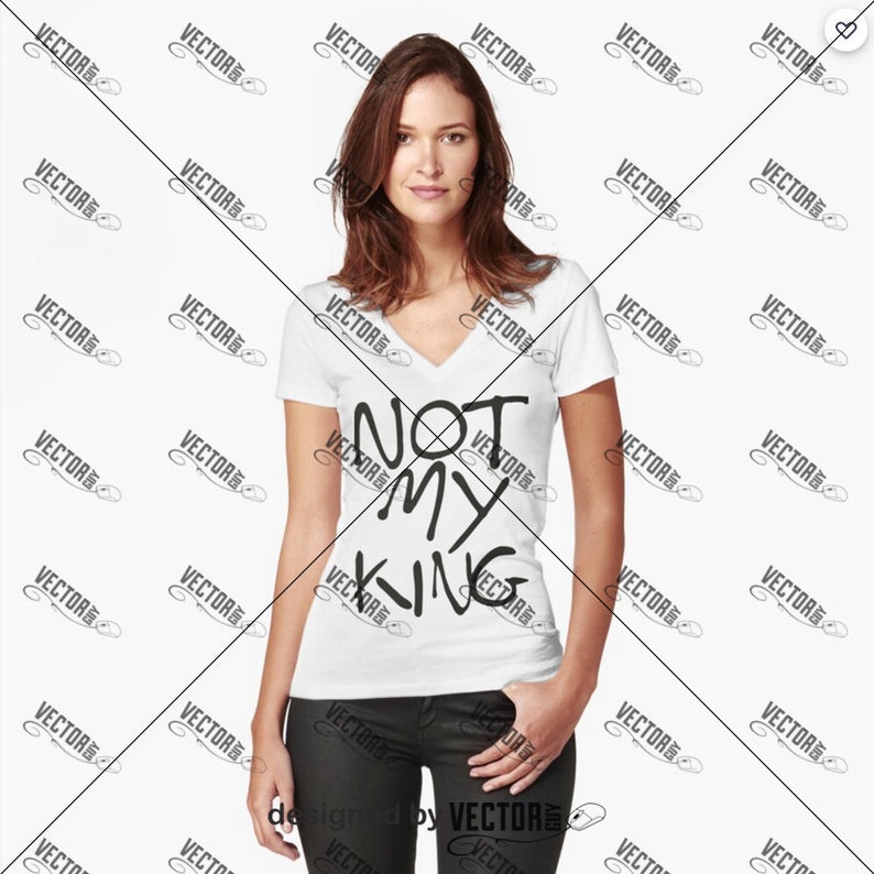 Not My King Anti-monarchy SVG Cut File Instant Download - Etsy UK