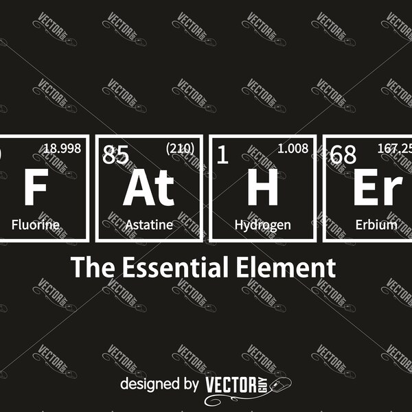 Periodic Father Svg - Etsy