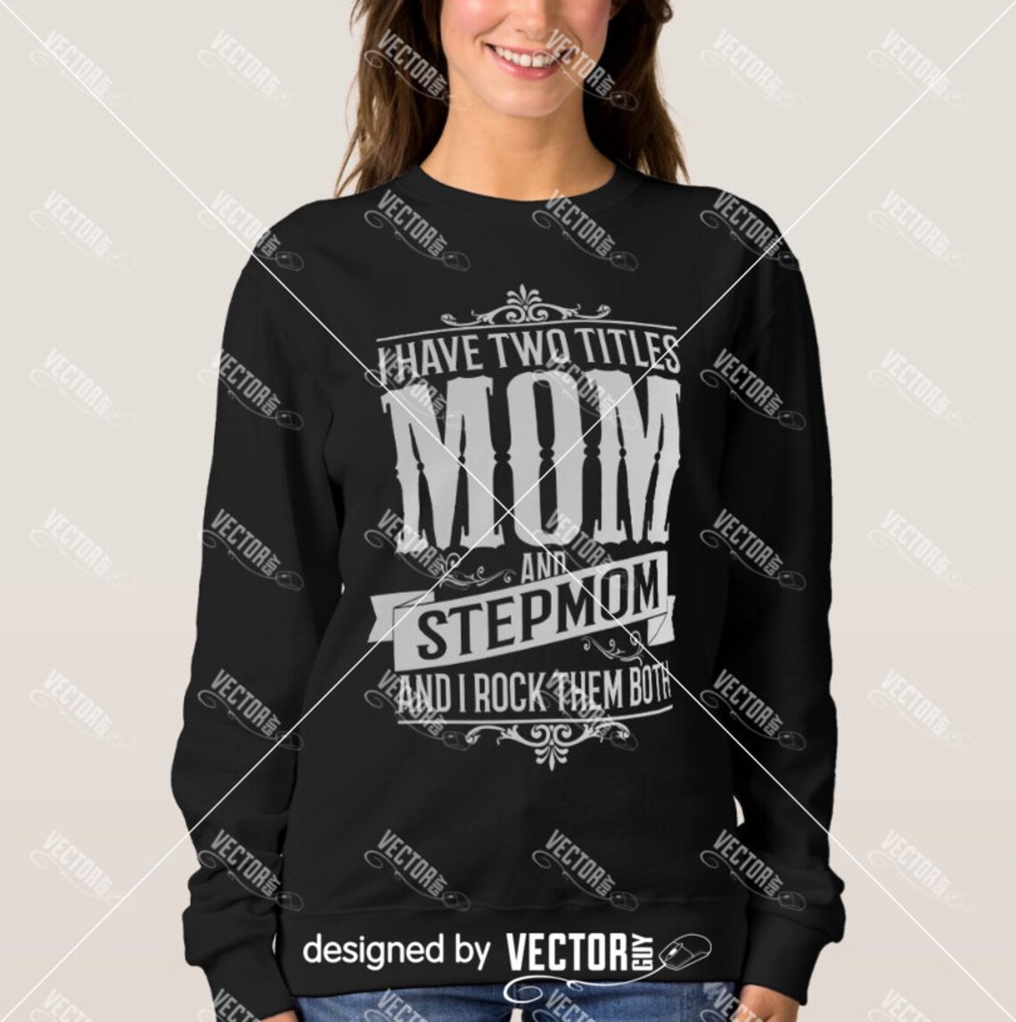 I Have Two Titles Mom And Stepmom Svg Cut File Instant Etsy