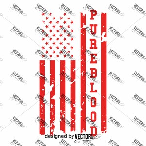 Pureblood, Distressed SVG Cut File, Instant Download - Etsy