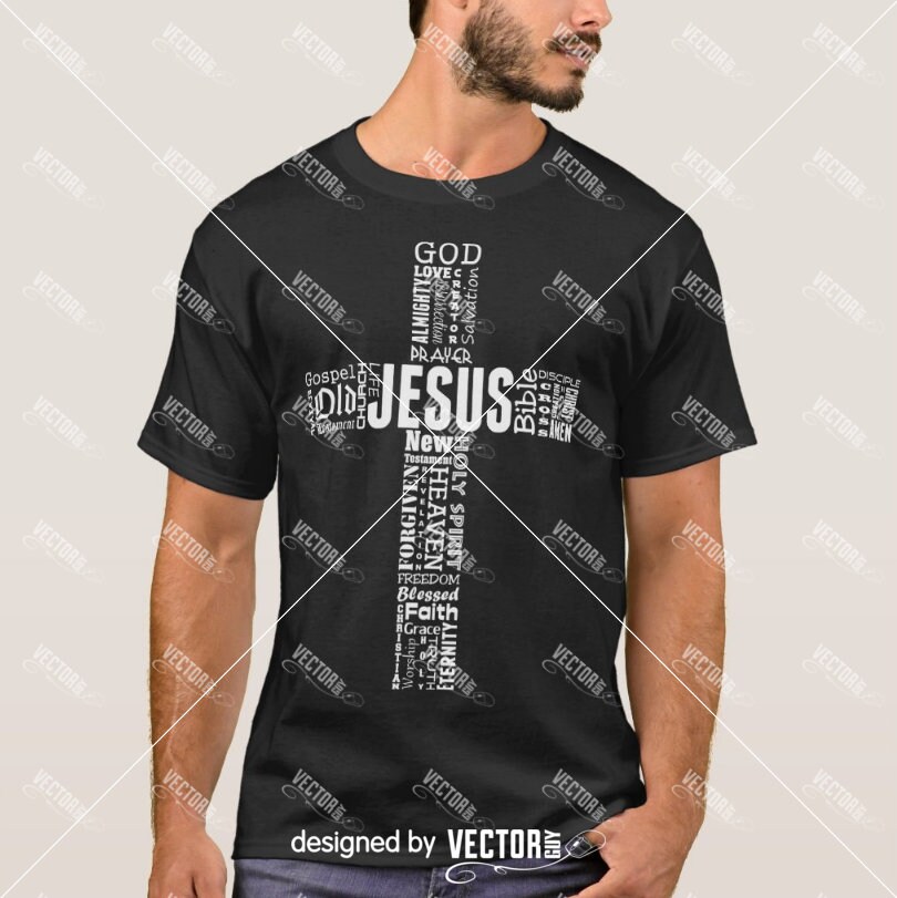 The Cross of Jesus Christ Word Cloud SVG Cut File Instant - Etsy Canada