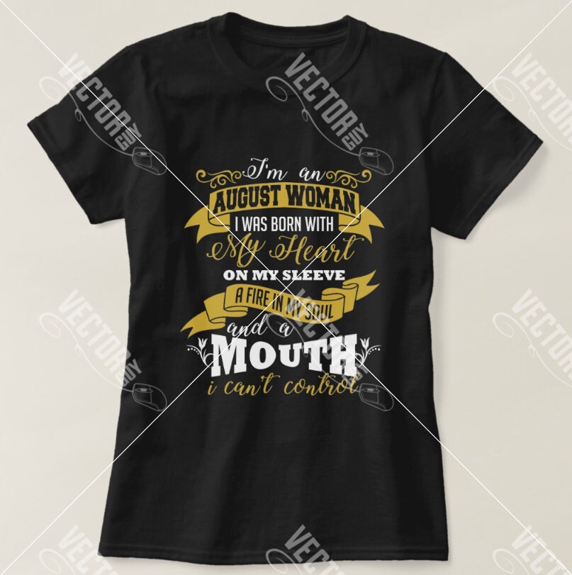 August Woman SVG Cut File Instant Download | Etsy