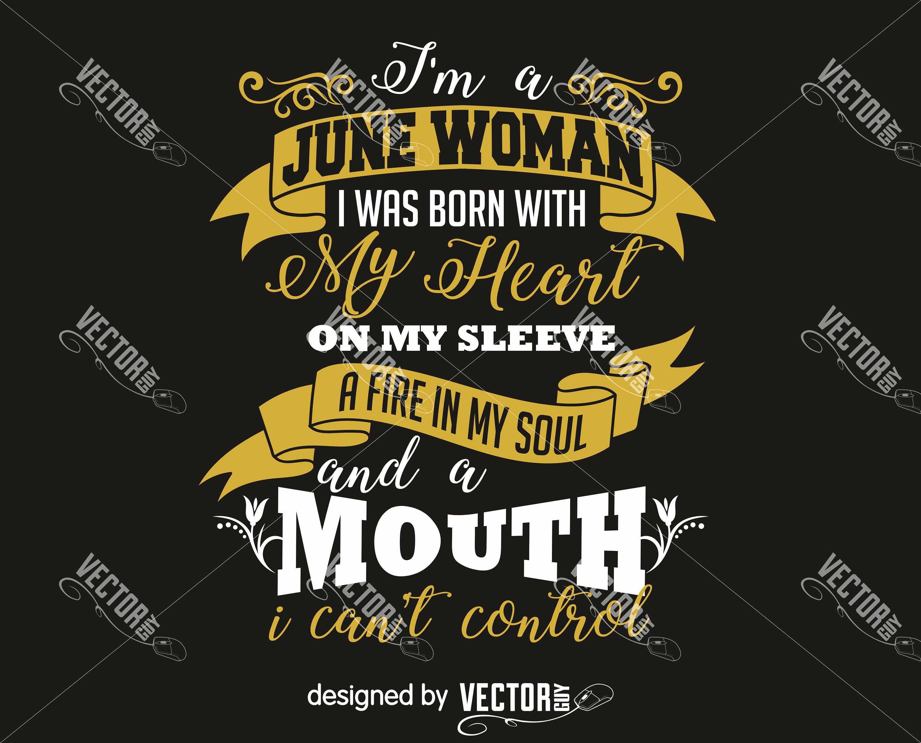 June Woman SVG Cut File Instant Download - Etsy