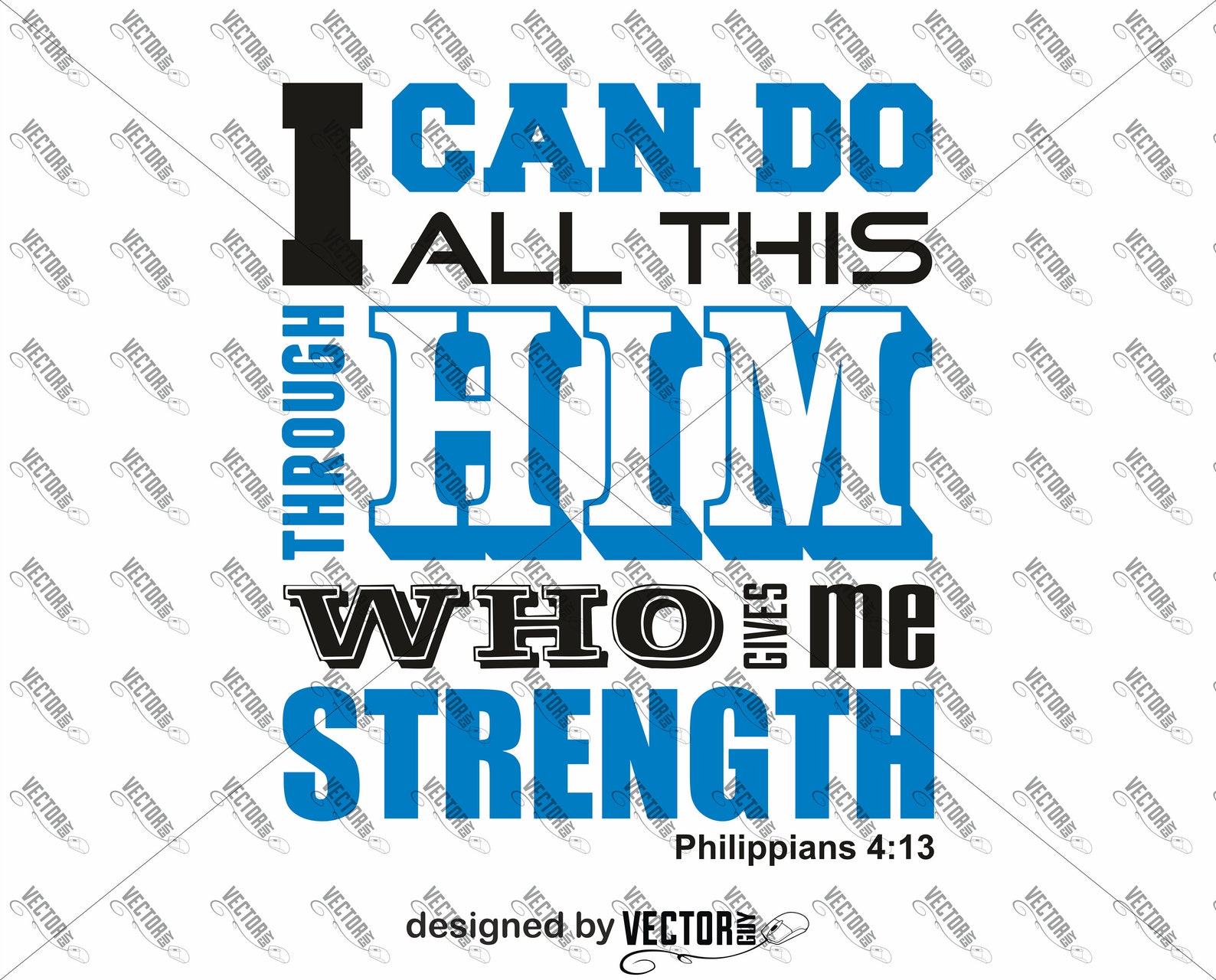Philippians 4:13 SVG Cut File Instant Download - Etsy