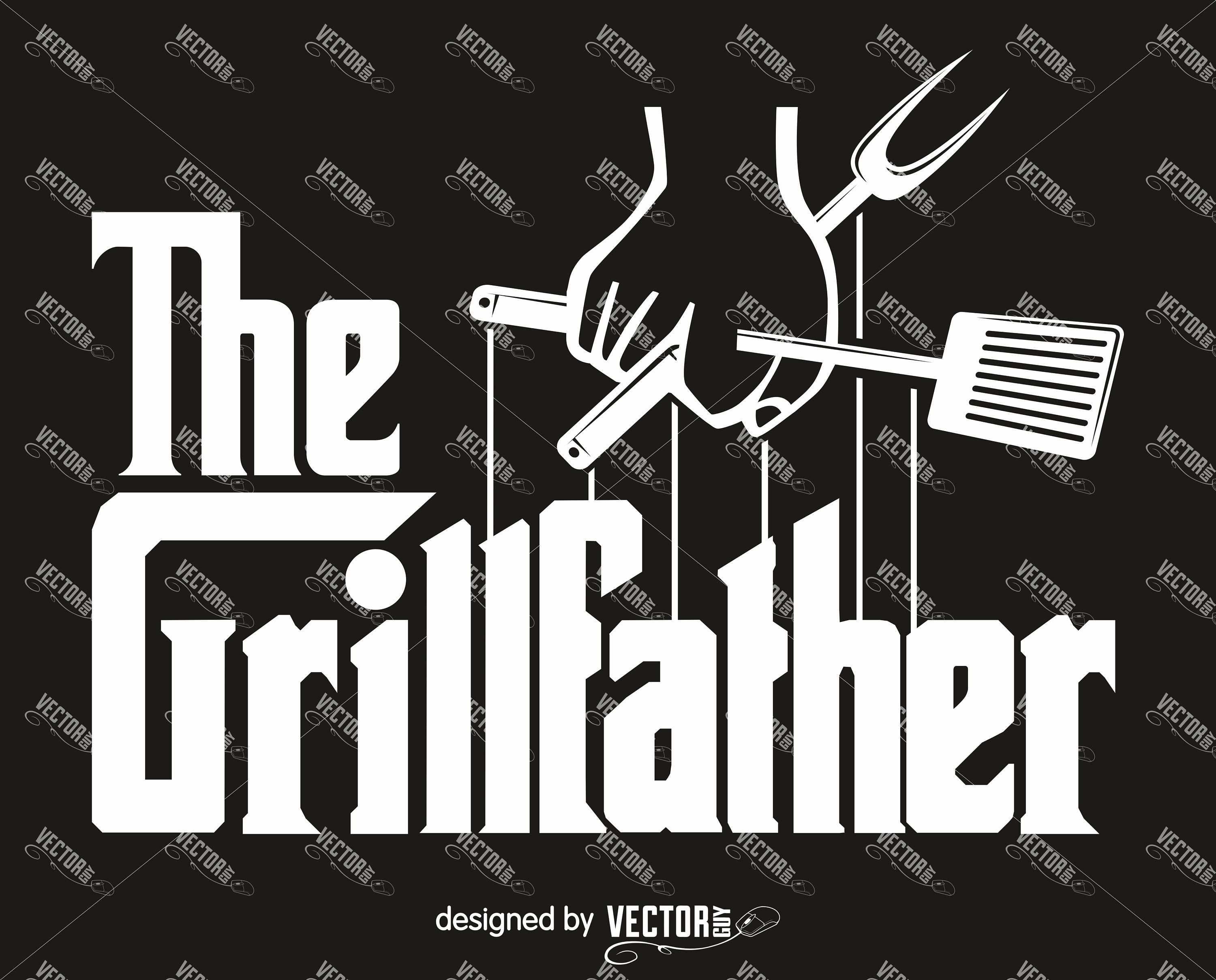 The Grillfather SVG Cut File Instant Download | Etsy