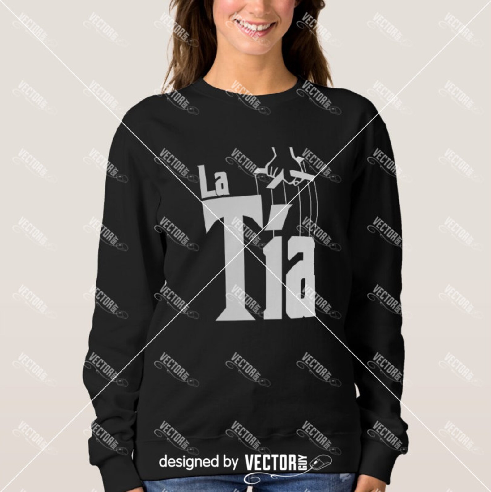 La Tía the Aunt in Spanish SVG Cut File Instant Download | Etsy