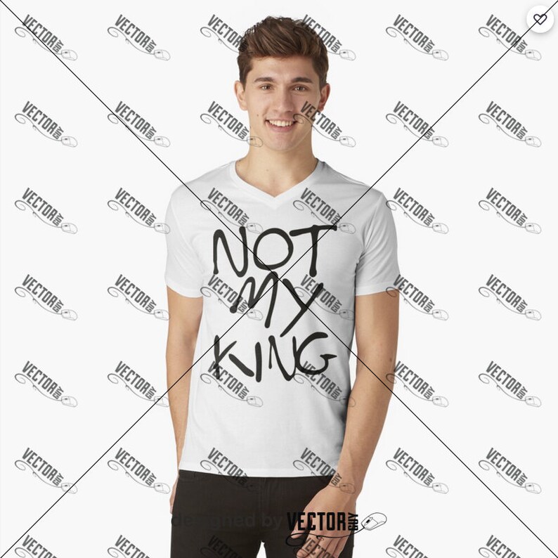 Not My King Anti-monarchy SVG Cut File Instant Download - Etsy UK