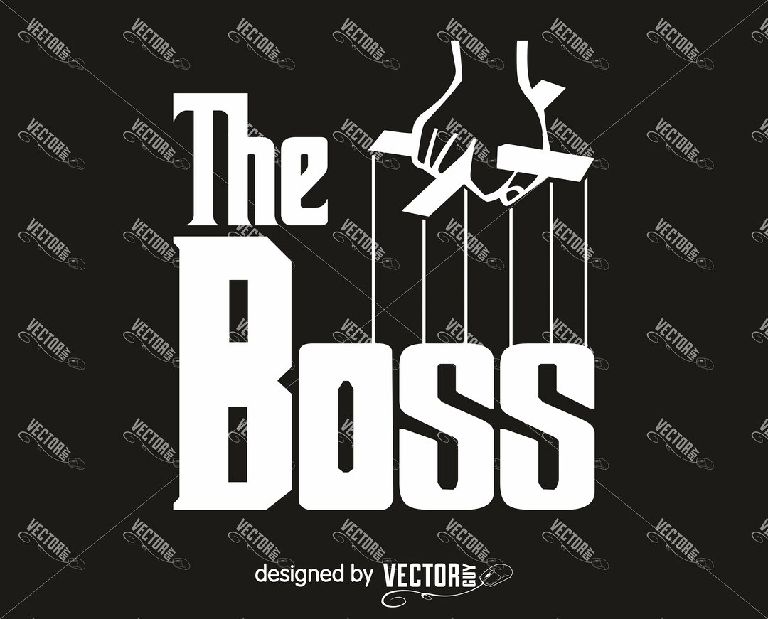 El jefe, SVG cortar archivo, descarga instantánea - Etsy España