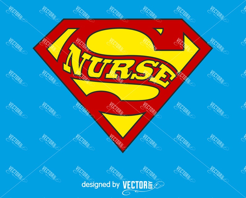Super Nurse SVG Vector File Instant Download | Etsy