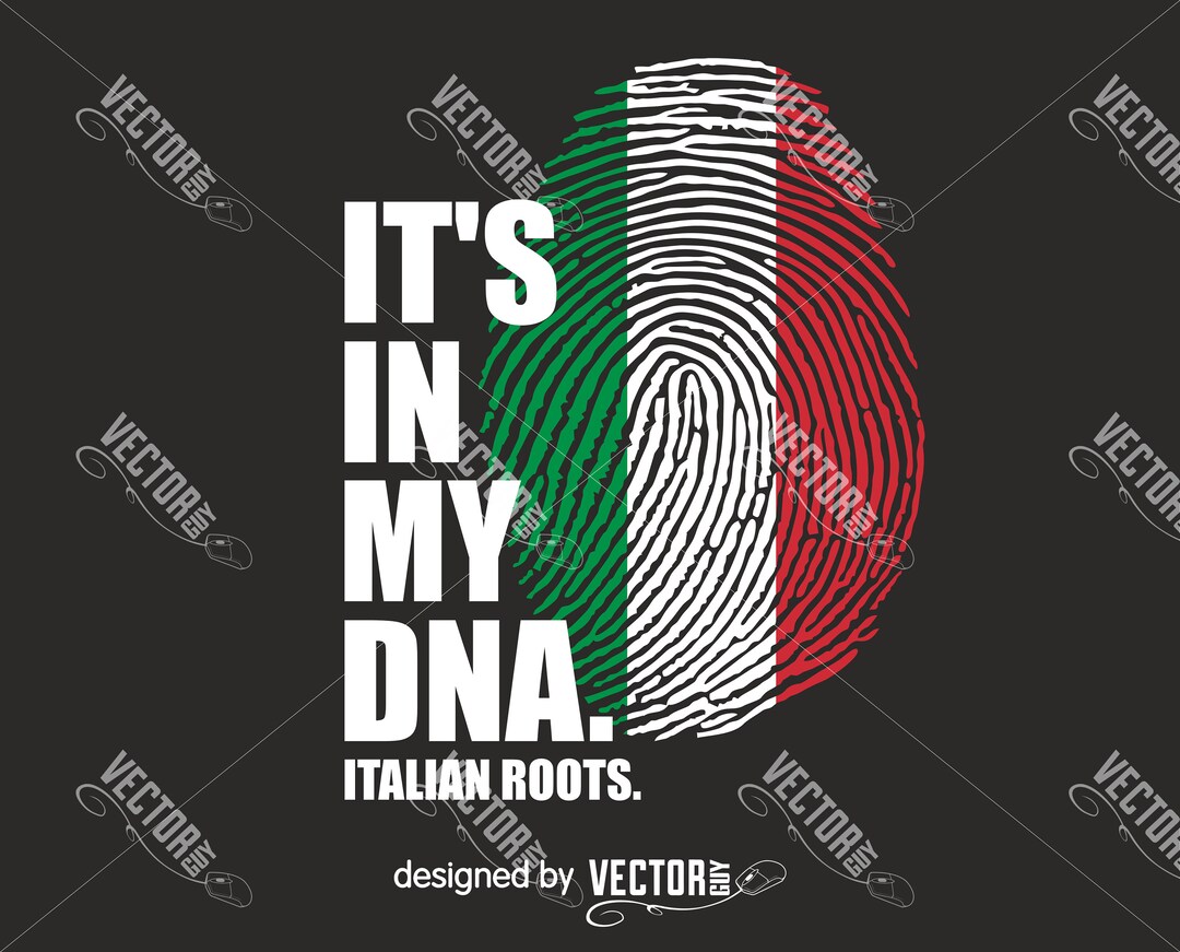 It's in My DNA Italian Roots, Italy SVG Cut File, Instant Download - Etsy