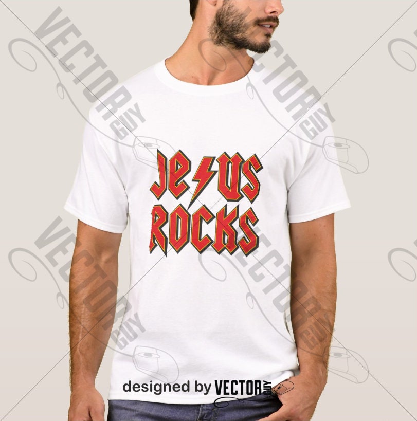 Jesus Rocks SVG Cut File Instant Download | Etsy