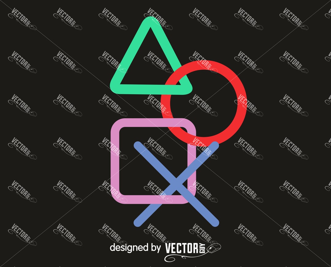Playstation Buttons SVG Cut File Instant Download - Etsy Canada