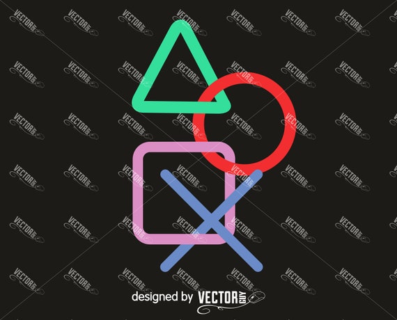 Playstation Buttons SVG Cut File Instant Download - Etsy