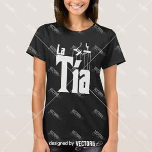 La Tía, the Aunt in Spanish, SVG Cut File, Instant Download - Etsy UK