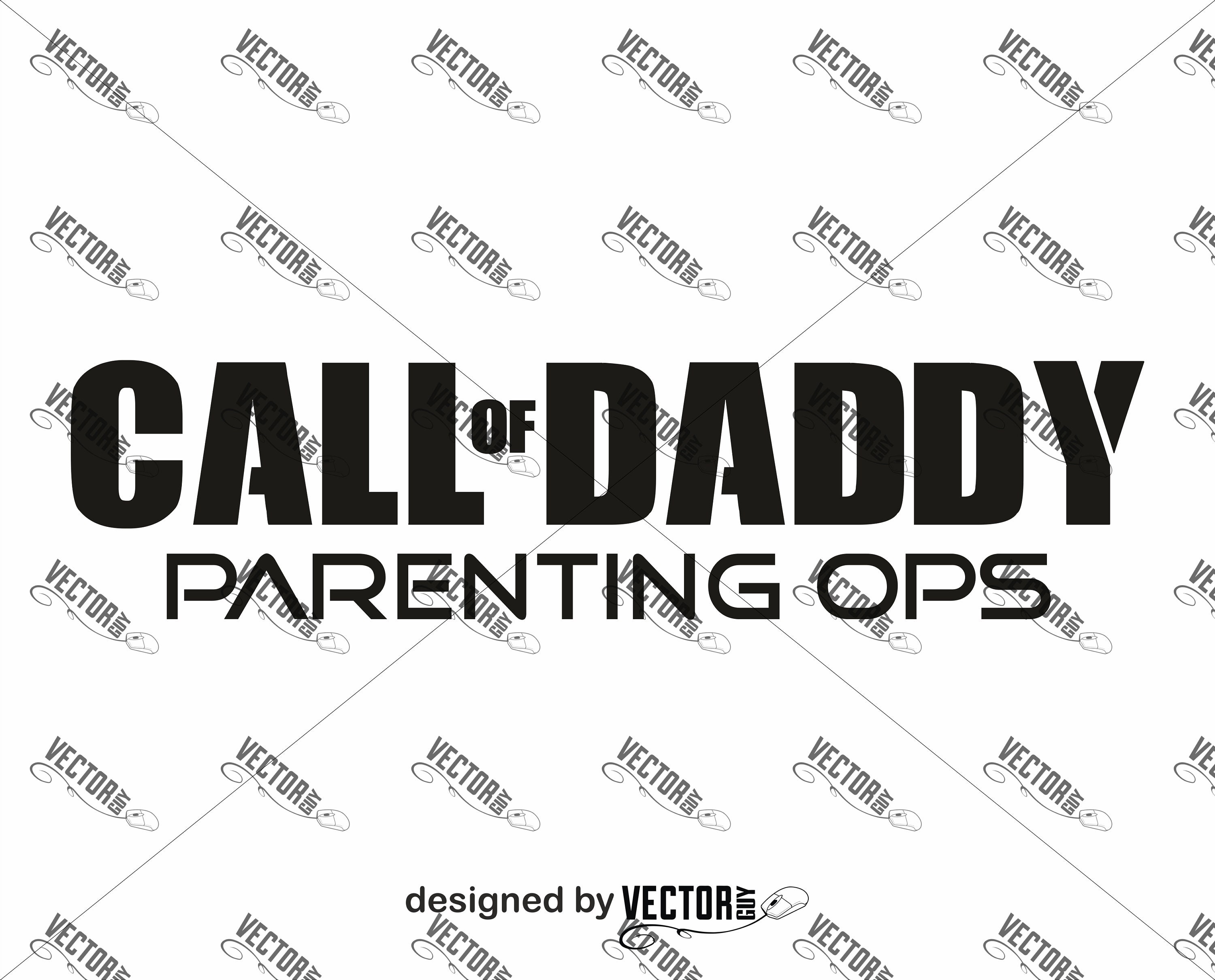 Call of Daddy Parenting Ops SVG Cut File Instant Download - Etsy