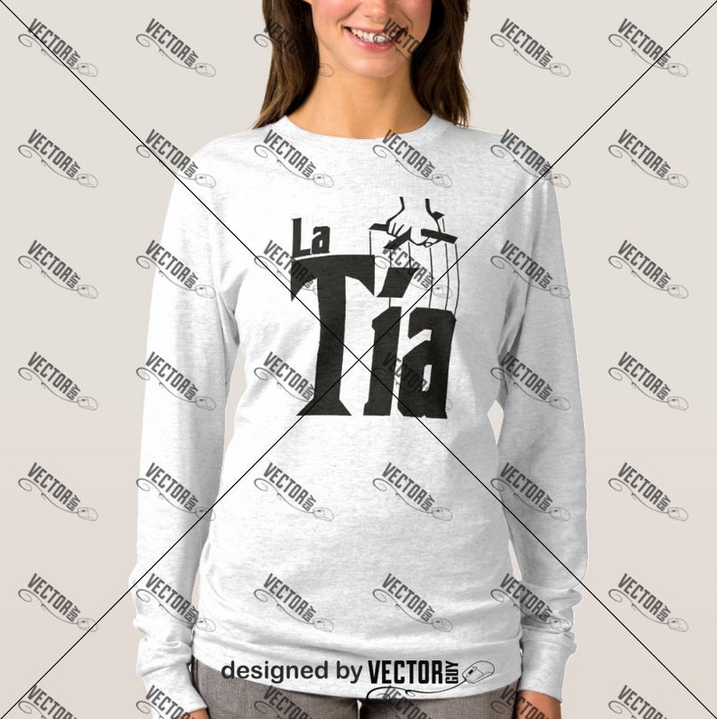 La Tía the Aunt in Spanish SVG Cut File Instant Download - Etsy UK