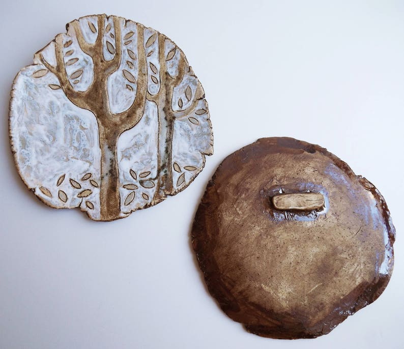 Wall plates In the forest | Etsy
