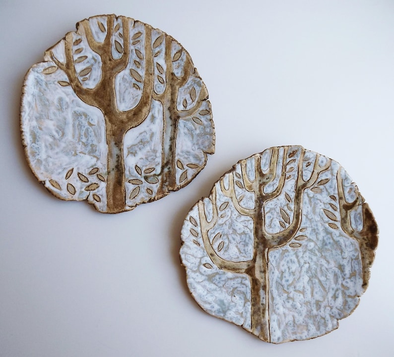 Wall plates In the forest | Etsy