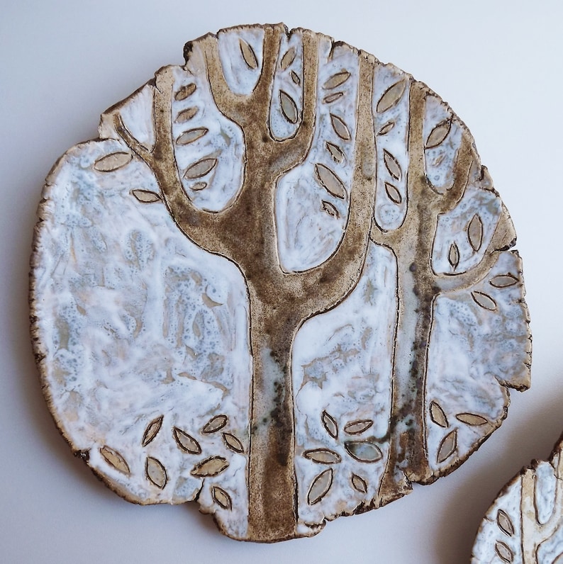 Wall plates In the forest | Etsy