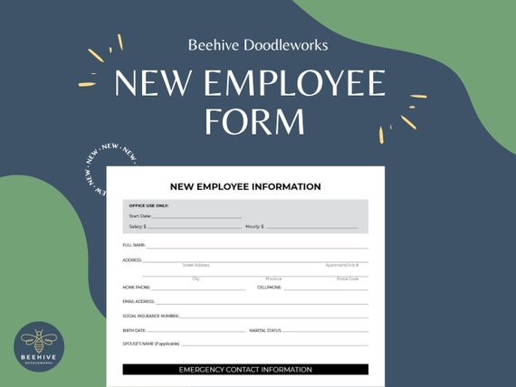 Employee Information Form Pdf