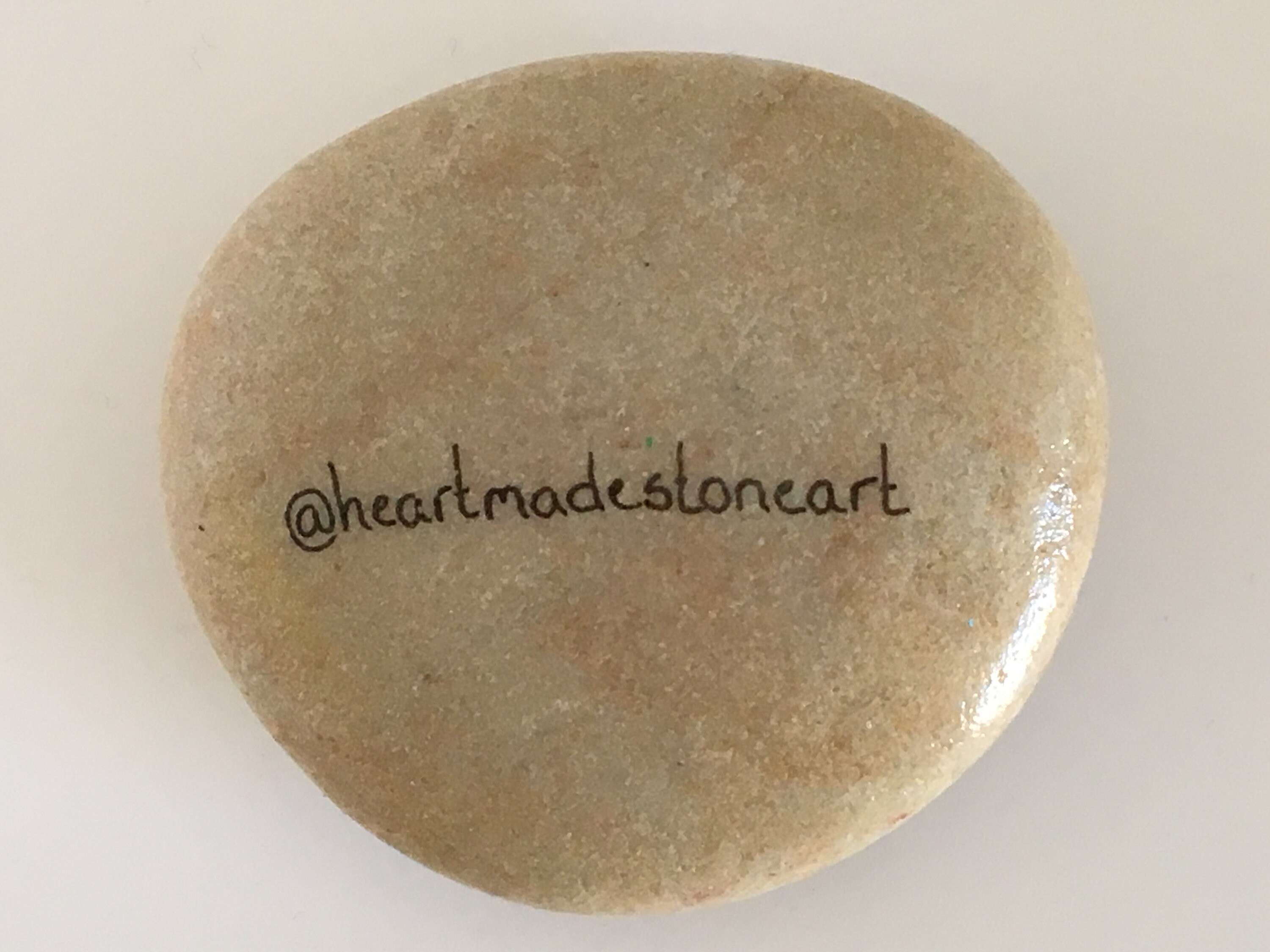Cute Hand Painted Kid on Beach Stone With Inspirational Quote, Personal ...